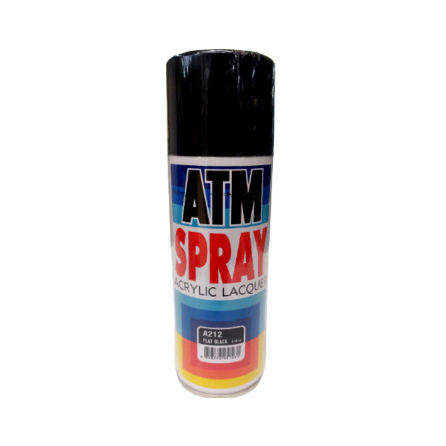 สีสเปรย์ A212 สีดำด้าน ATM - พงษ์ภัณฑ์ เฮ้าส์