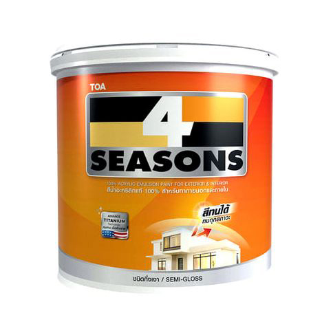 สีน้ำภายนอกกึ่งเงา 4 Seasons Base C 3.785 L TOA - พงษ์ภัณฑ์ เฮ้าส์