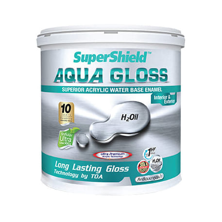 สีเคลือบเงาสูตรน้ำ อะควากลอส Base C 3.785 L TOA - พงษ์ภัณฑ์ เฮ้าส์