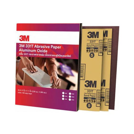 กระดาษทรายแผ่นขัดแห้ง 9x11 120 3M - พงษ์ภัณฑ์ เฮ้าส์