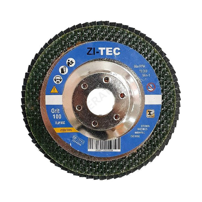 กระดาษทรายซ้อนหลังแข็ง/เหล็ก 4 100 ZI TEC - พงษ์ภัณฑ์ เฮ้าส์